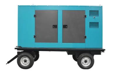 China 80kva Trailer Type Water Cooled Diesel Generator With Soundproof Canopy for sale
