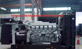 Cina Gruppo elettrogeno giallo del motore diesel di MITSUBISHI di colore 50HZ 1100KW/1375KVA in vendita