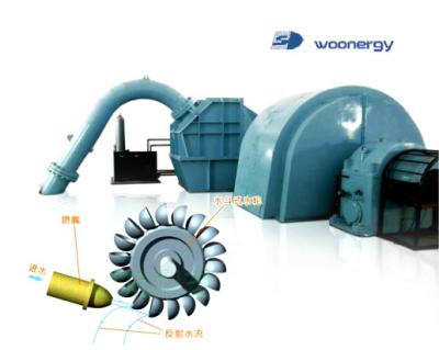 中国 100kw~70mwはハイドロ タービン発電機PeltonTurbine Genaratorをカスタマイズした 販売のため