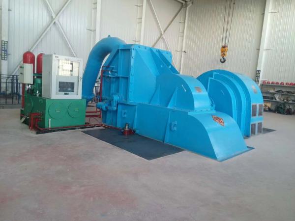 Quality Power Output 200kw-20mw Pelton Type Turbine Generator With Thyristor Excitation for sale