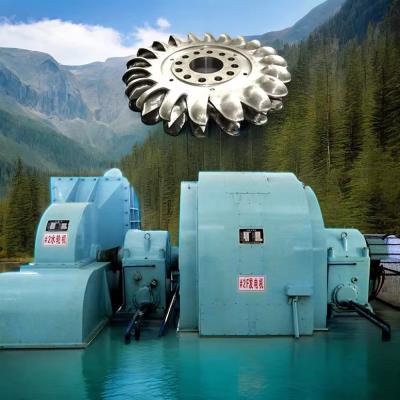 China Pelton-turbine-generator gietijzer roestvrij staal 500-3000 r/min Nominale snelheid Te koop