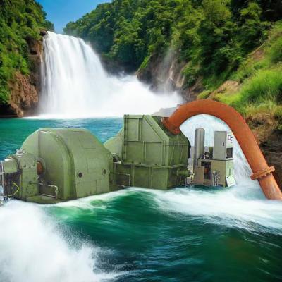 China IP54 borstelloze Pelton-turbinekrachtgenerator 100kw-50mw Stroomuitgang 6-10kV Nominale spanning Te koop