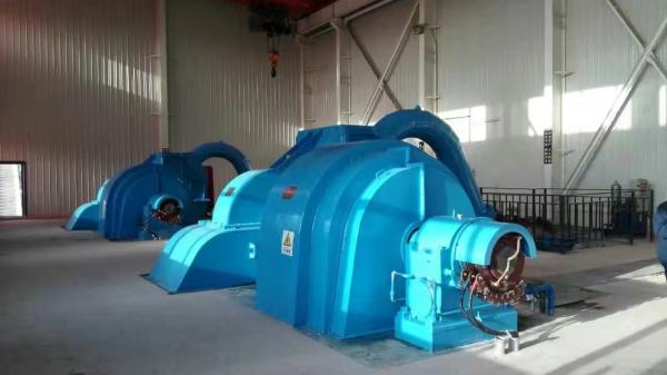 Quality IP54 Brushless Pelton Turbine Power Generator 100kw-50mw Power Output 6-10kV for sale