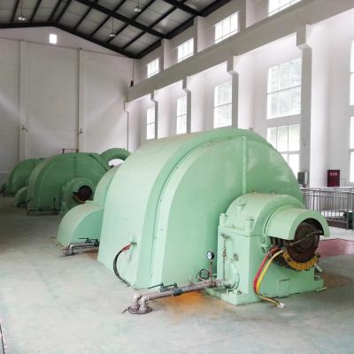 中国 パワー出力 ペルトンタービン発電機 ブラシレス興奮モード 隔離クラス F 販売のため