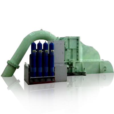 Cina Potenza di uscita Generatore di turbine Pelton Disegno leggero senza spazzole/Tiristor eccitazione Isolamento di classe F in vendita