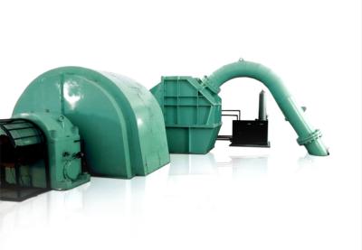 China Op maat gemaakte 100-1000A nominale stroom Pelton turbinegenerator met F-klasse isolatie Te koop