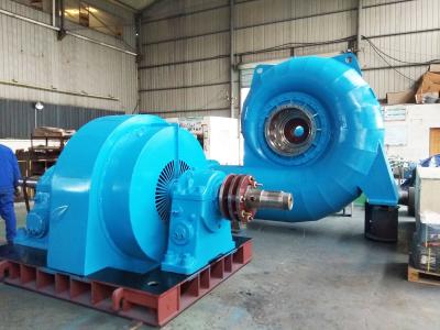 中国 垂直/水平水タービン発電機 450-1000 RPM ブラシレス興奮モード 販売のため