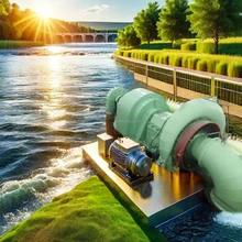 Cina Generatore di turbina ad acqua verticale 50Hz Controllo automatico esterno senza spazzole 220V-690V raffreddato ad aria in vendita