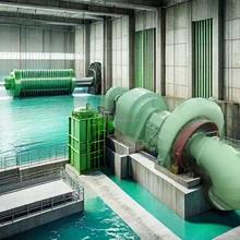 China Efficiency Water Turbine Generator with Automatic Control - Horizontal Installation - Customizable Color for sale