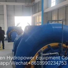 China Customized Color Air / Water Cooling Hydroelectric Water Turbine Generator For Outdoor Installation for sale
