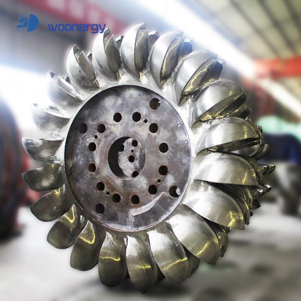 Quality Pelton Wheel Micro Hydro Generator / Small Water Turbine In Hydro Power Plant for sale