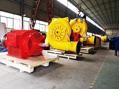 중국 50/60Hz 주파수에서 사용자 정의 전력 출력을위한 조정 가능한 물 머리 수력 터빈 발전기 판매용