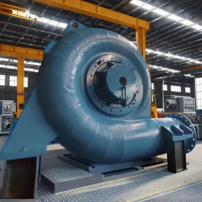 Cina Turbina ad acqua a testa alta con a RPM 450-1000rpm e a testa d'acqua 5m-500m in vendita