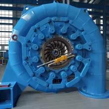 China Capacity Steel Hydroturbine Generator Customized Model 450-1000rpm 5m-500m Water Head for sale