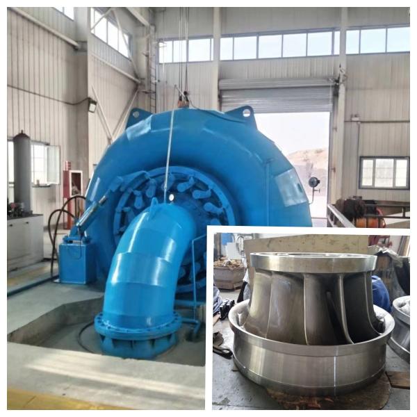 Quality Steel Hydro Turbine Brushless Excitation Generator Set For 5m-500m Water Head for sale