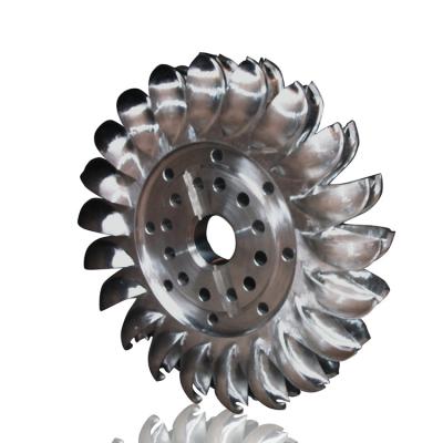 China Pelton Wheel Runner em usina hidrelétrica, Turbina de água de alta eficiência à venda