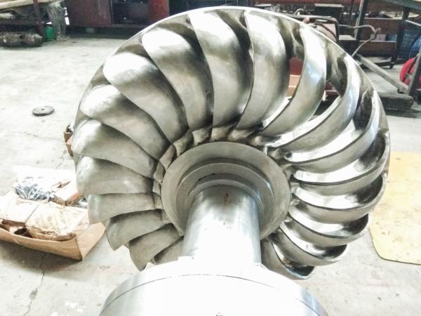 Quality Stainless steel 100kw-1000kw Hydro Turbine Runner / Turgo Turbine Wheel for sale
