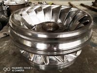 China Adjustable / Fixed Blade Angle Water Power Turbine with Customized Blade Height for sale