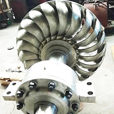 China Custom Stainless Steel Hydro Turbine Runner Blades Adjustable Angle And Speed for sale