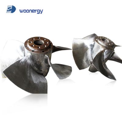 Китай Настраиваемые гидроэлектрические турбины из нержавеющей стали с регулируемыми лопастями с или с низкой скоростью вращения продается