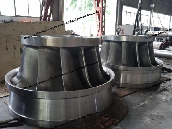 Quality Customized Fixed Welded Blade Angle Hydro Turbine Runner With Surface Treatment for sale