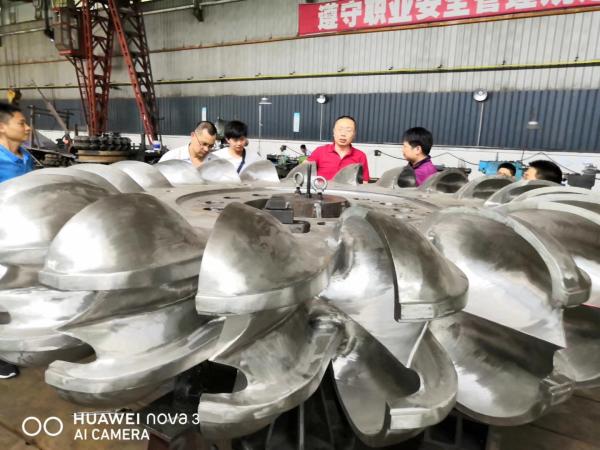 Quality Power Generation Hydro Turbine Runner Made Of Hardened Metals With Customized for sale
