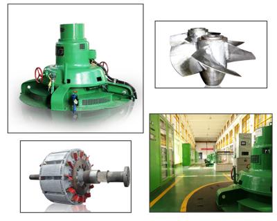 China ISO, TVS, CE Certified Hydro Turbine Runner with Brushless Or Static Excitation System and Customized Blade Width for sale