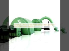3 Phase Single Phase Pelton Turbine Generator 1MW-10MW Carbon Steel