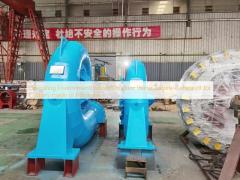 Quiet Water Turbine Generator with 30~50 Years Lifespan and 0.1m3/s to 0.5m3/s Flow Rate for Custom-made or Purchase