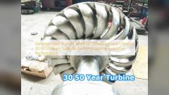 Durable Turgo Turbine 30-50 Year Lifespan