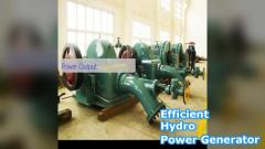 Efficient Water Turbine Generator for Hydro Power