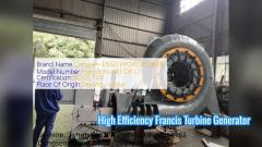 Efficient Francis Turbine Generator for Hydro Power Projects