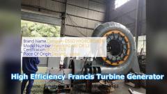 High Efficiency Francis Turbine Generator 300KW to 20MW