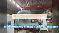 High Efficiency Francis Turbine Generator for Hydropower