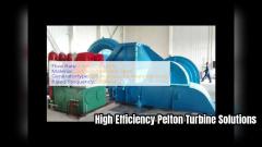 High Efficiency Pelton Turbine Generator for Hydropower
