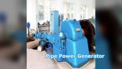 Turgo Turbine Generator: 400-600mm Pipe Power
