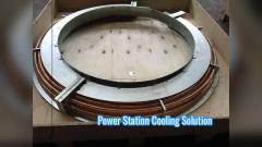 Air Oil Cooler 0-80C Power Station Cooling Solution