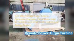 Turgo Turbine Generator 220 380v Hydropower Power
