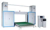 China Horizontal CNC Sponge Cutting Machine with Oscillating Blade - 1200×2400×1200mm Max Cutting Size, 8KW Power for sale