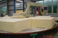 China Round Circle Foam Cutting Machine Electrical Brake Setting High Efficiency for sale