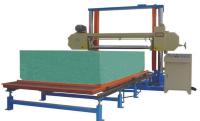China CNC Horizontal PU Foam Cutting Machine 8.12KW for Sponge Block with 2.5-200mm Thickness Range for sale