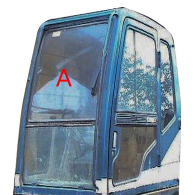 China vidro feito sob encomenda do para-brisa de Cab Glass KOBELCO da máquina escavadora de 840mm 745mm à venda