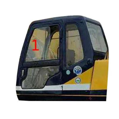 China RoHS deixou a máquina escavadora inclinada lateral Cab Glass da posição 725mm a posição larga NO.1 à venda