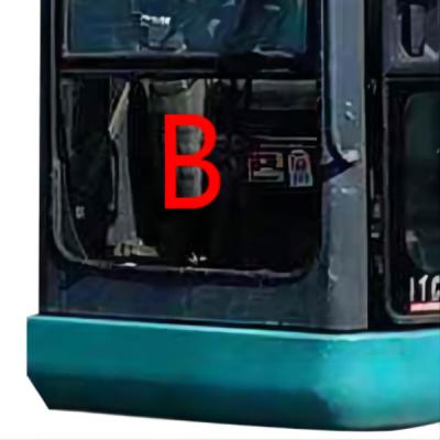 Cina L'abitudine di posizione B del FCC Front Windshield Replacement Front Down ha temperato il vetro in vendita