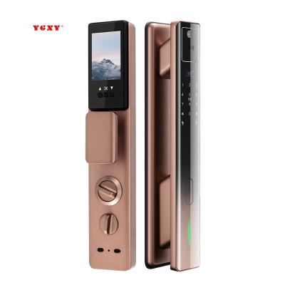China Full Automatic Real Time Video Intercom Usmart GO APP Smart Wifi Digital Door Lock Anti-theft Camera Digital Keyless Smart Lock for sale