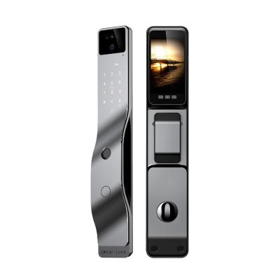 China Hot Selling Full Automatic Real Time Video Intercom Smart Wifi Digital Door Lock Anti-theft Camera Smart Lock for sale