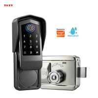 Quality Yagu IP65 Waterproof Fingerprint Smart Lock With Mechanical Key for Apartment for sale