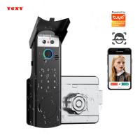 Quality High Waterproof Camera Intercom FACE ID Smart Frame Lock Fingerprint Password for sale