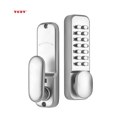 China Mechanical Password Lock Digital Button Keyless Password Combination Security Intelligent Mechanical Door Lock Waterproof for sale