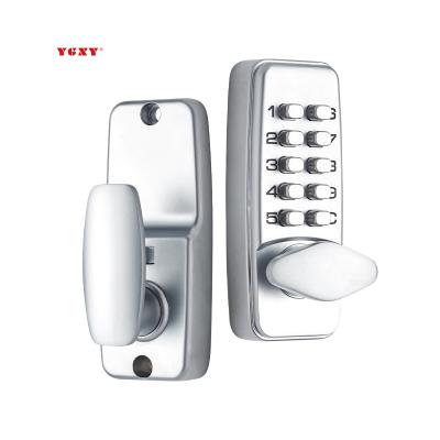 China Mini Zinc Alloy Mechanical Password Lock Without Electricity Keyless Button Digital Entry Door Household Lock for sale